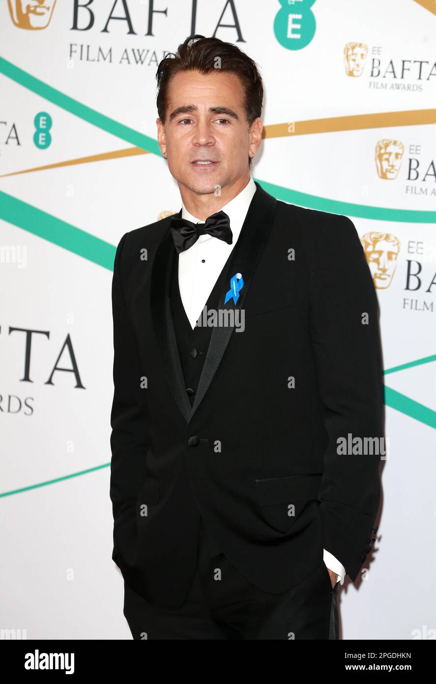 Colin Farrell attends the EE BAFTA Film Awards 2023 at The Royal ...