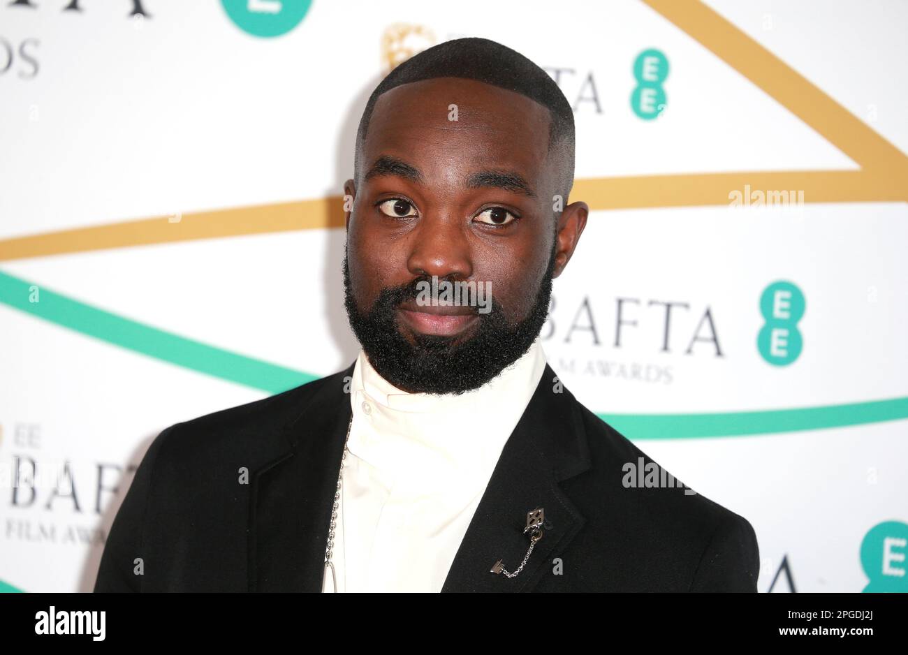 Paapa Essiedu attends the EE BAFTA Film Awards 2023 at The Royal ...