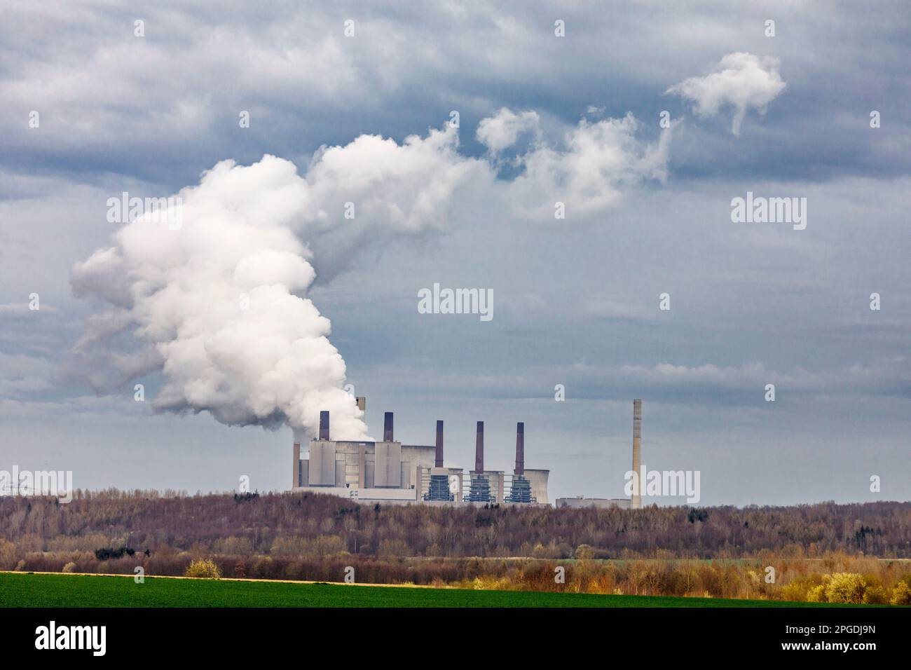 Frimmersdorf lignite-fired power plant by RWE Power Stock Photo - Alamy