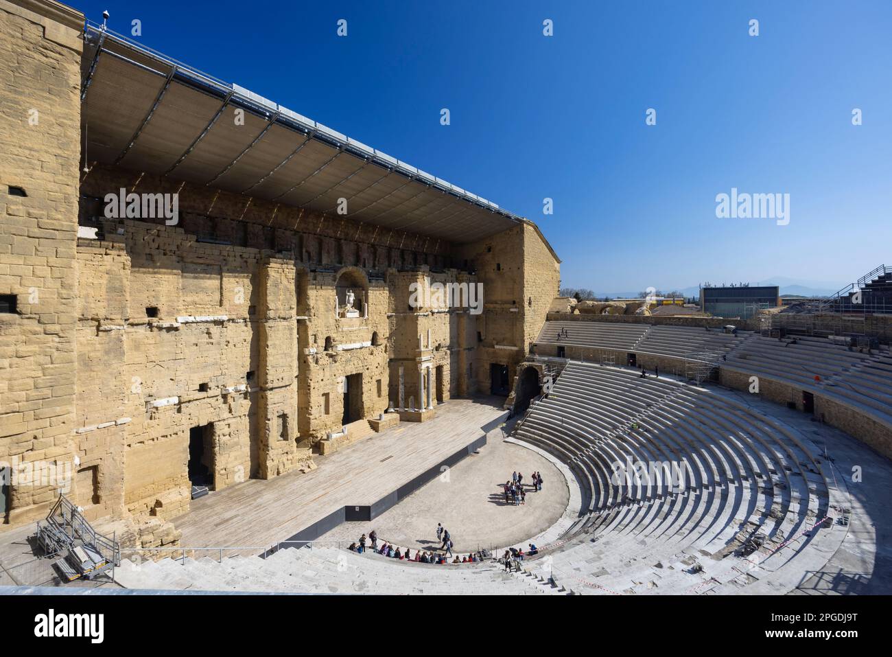 Roman Amphitheatre, Orange, UNESCO world heritage, Provence, France ...