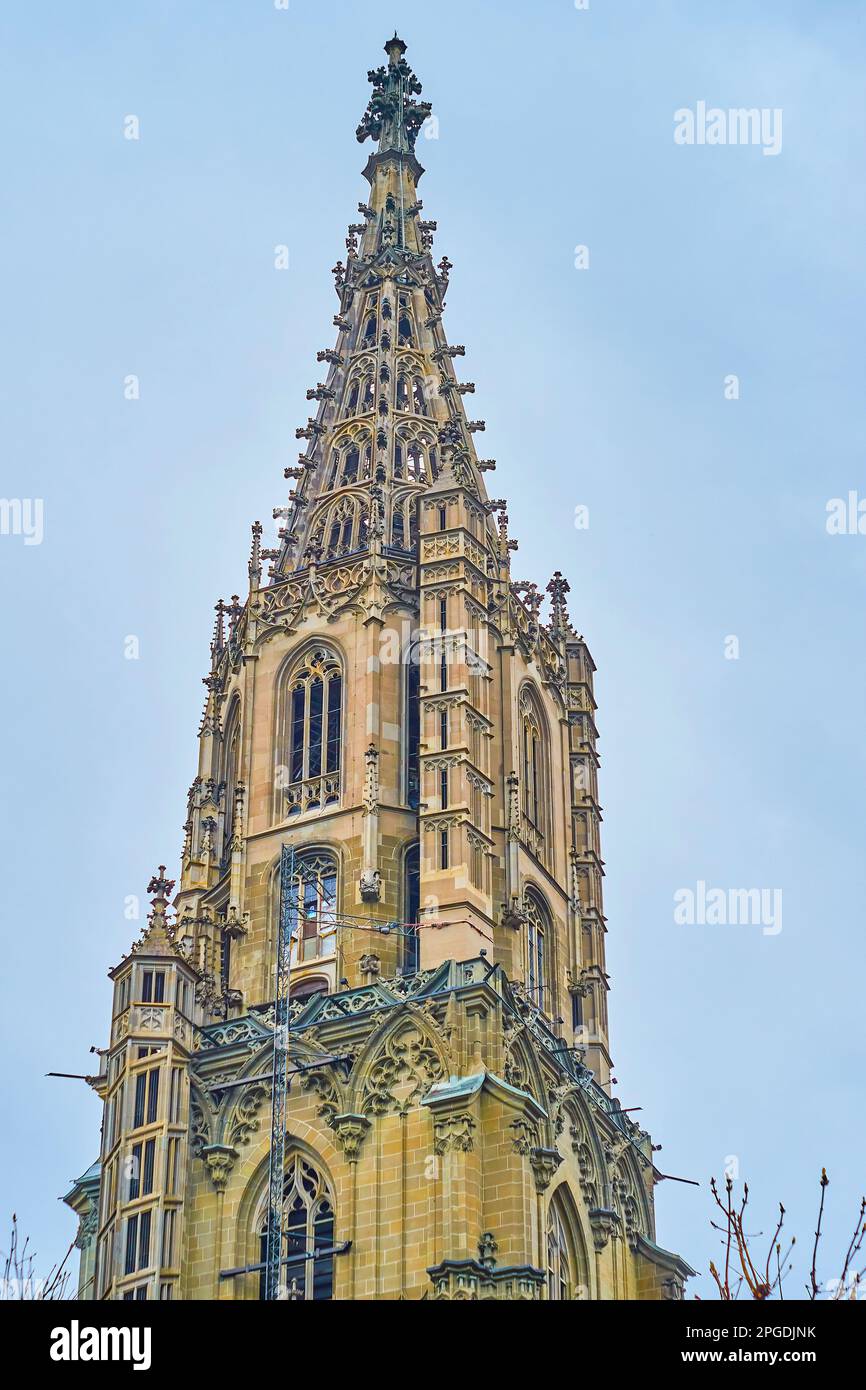 Bell tower bern minster hi-res stock photography and images - Alamy