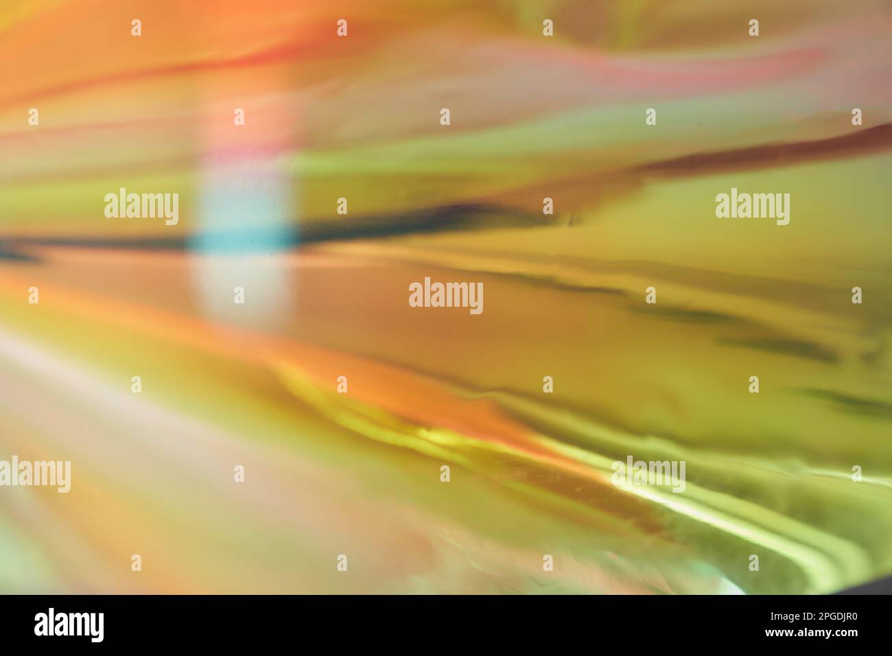 Holographic texture. Mother-of-pearl background. Yellow soft gradient ...