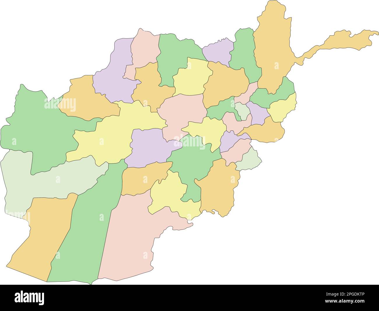 Political map asia hi-res stock photography and images - Alamy