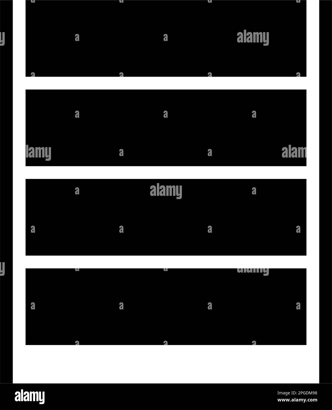 storage rack garage tool glyph icon vector illustration Stock Vector ...