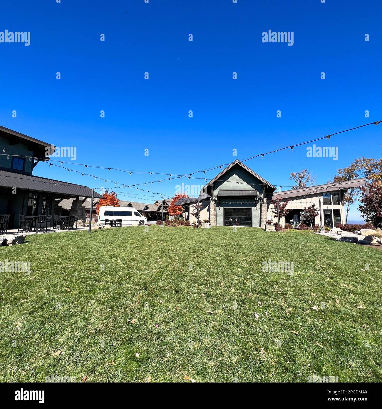 Boone, NC USA - October 23, 2022: The exterior of the Blue Ridge Club ...