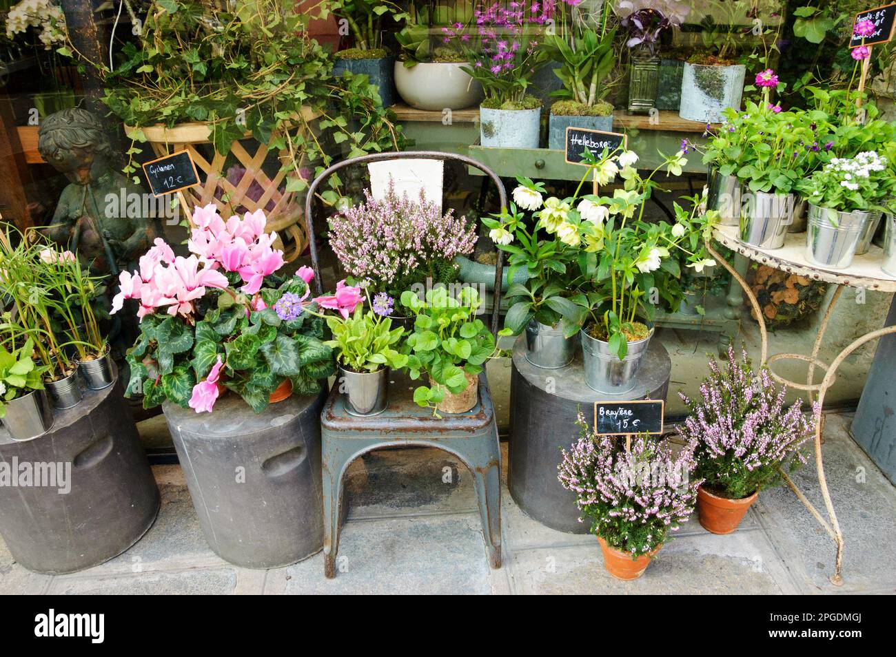Parisian florist shop hi-res stock photography and images - Alamy