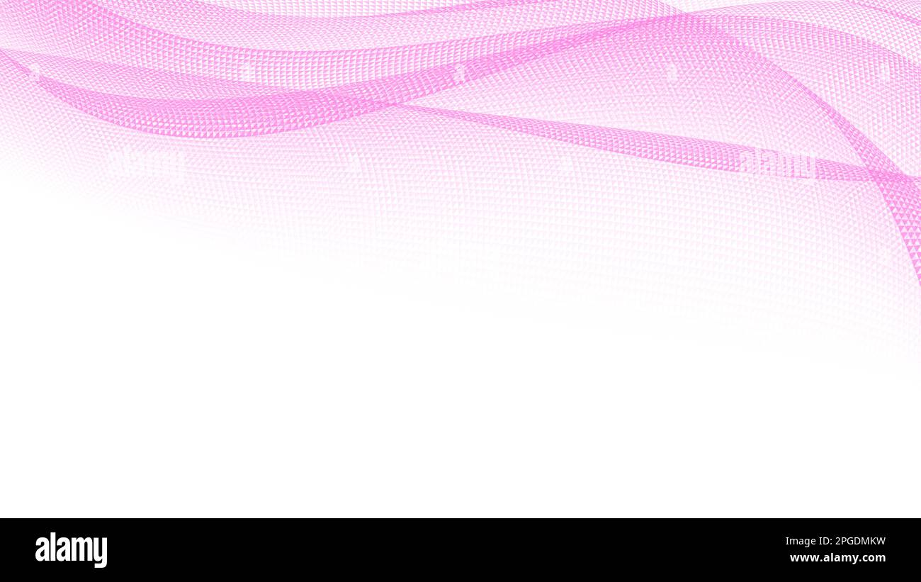 Abstract pink wave on white background with copy space.wave triangle ...