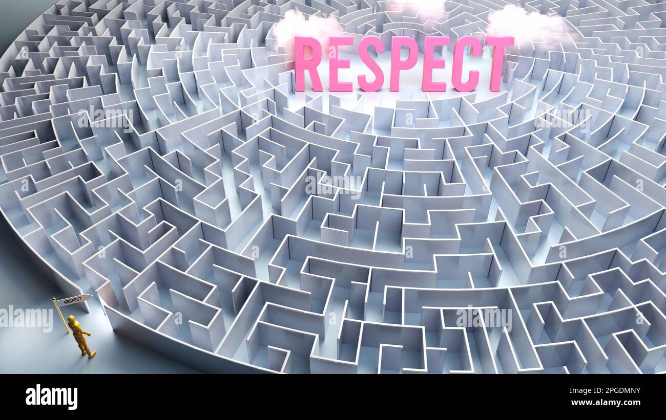 A journey to find Respect - going through a confusing maze of obstacles ...