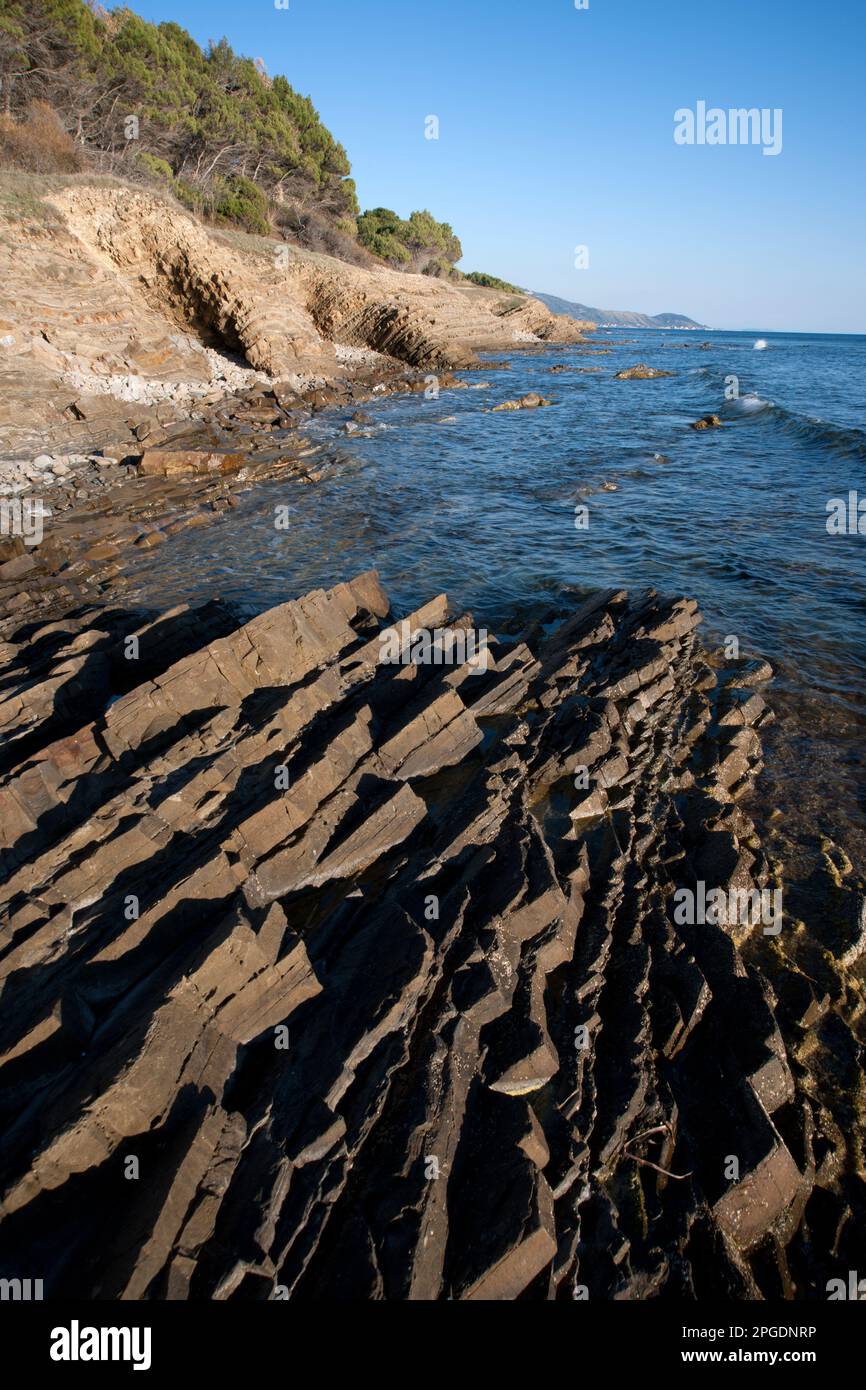 punta licosa, castellabate, salerno, campania, italia Stock Photo - Alamy