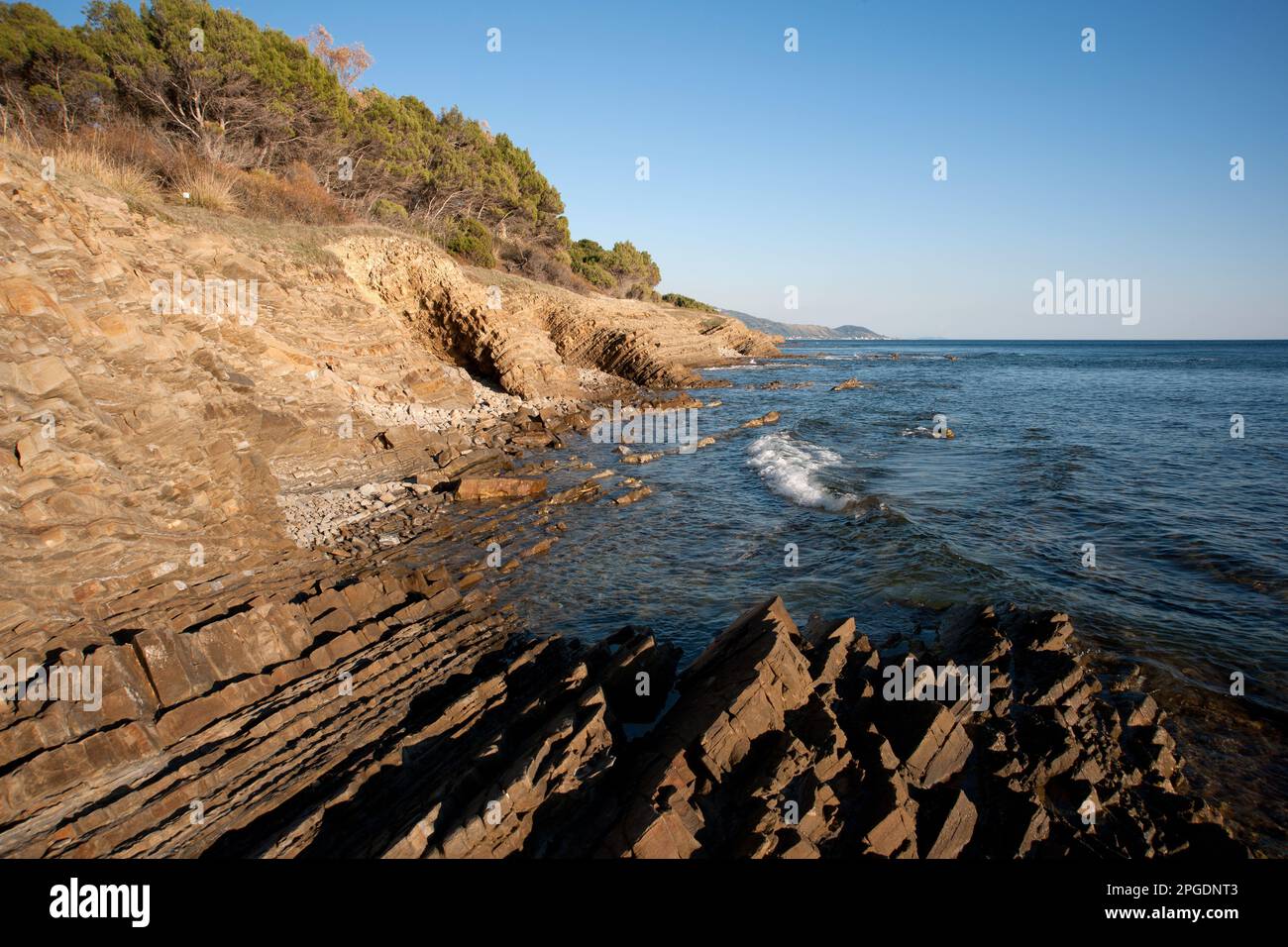 punta licosa, castellabate, salerno, campania, italia Stock Photo - Alamy