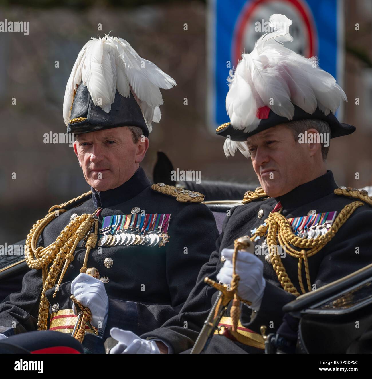 Hyde Park, London, UK. 22nd Mar, 2023. Major General Christopher Ghika ...
