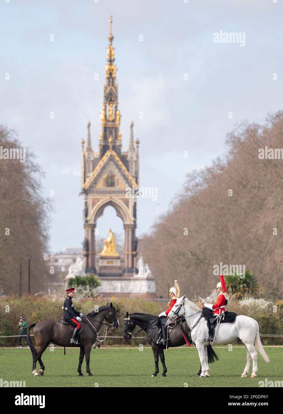 Hyde Park, London, UK. 22nd Mar, 2023. Major General Christopher Ghika ...