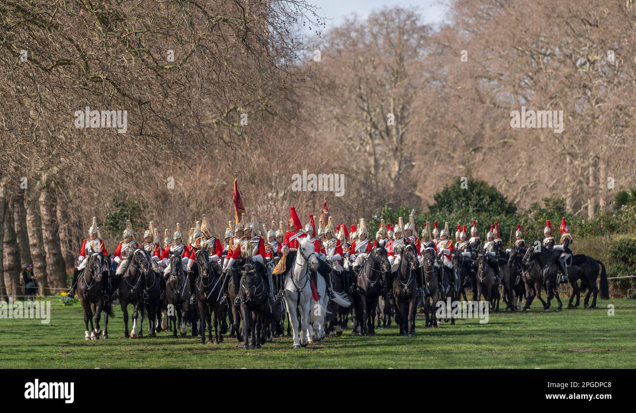 Hyde Park, London, UK. 22nd Mar, 2023. Major General Christopher Ghika ...