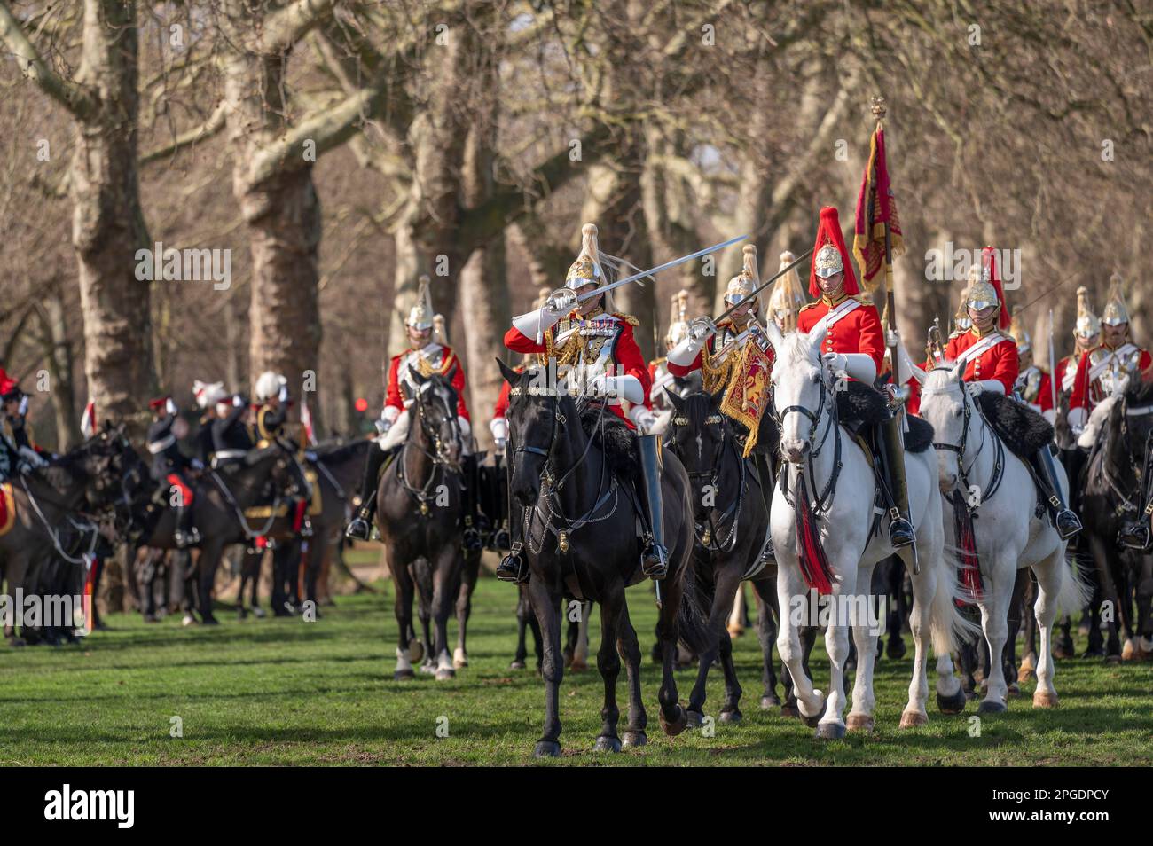 Hyde Park, London, UK. 22nd Mar, 2023. Major General Christopher Ghika ...