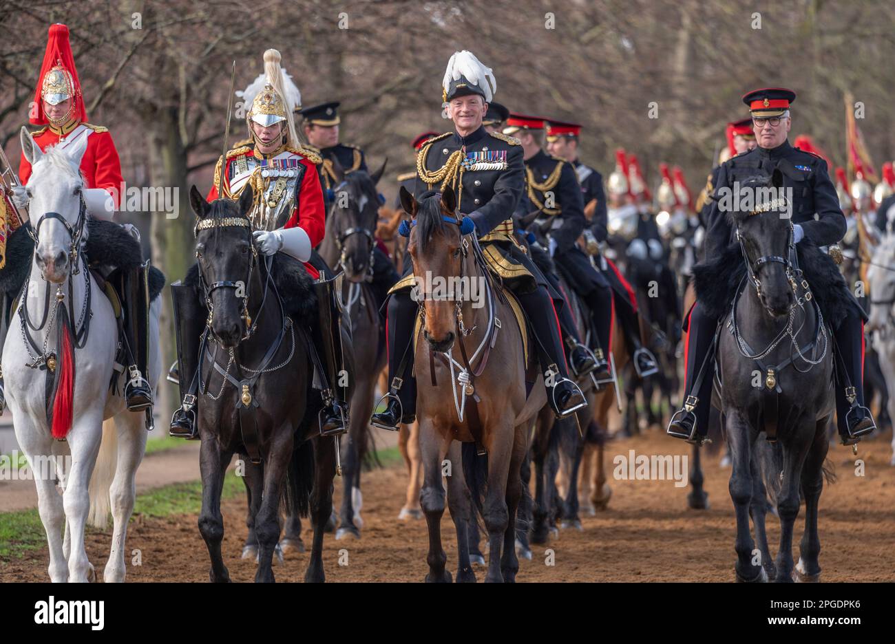 Hyde Park, London, UK. 22nd Mar, 2023. Major General Christopher Ghika ...