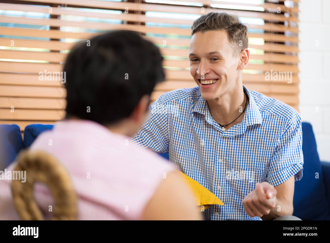 Lgbtq family at home hi-res stock photography and images - Alamy