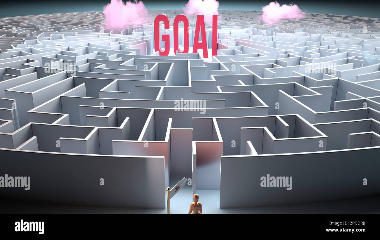 A vulnerable person in front of a big obstacle and a challenge to find ...