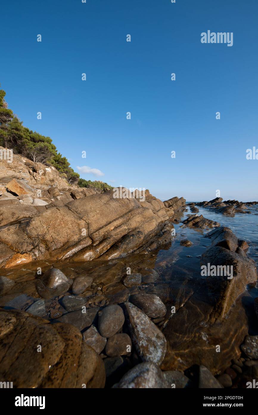 punta licosa, castellabate, salerno, campania, italia Stock Photo - Alamy