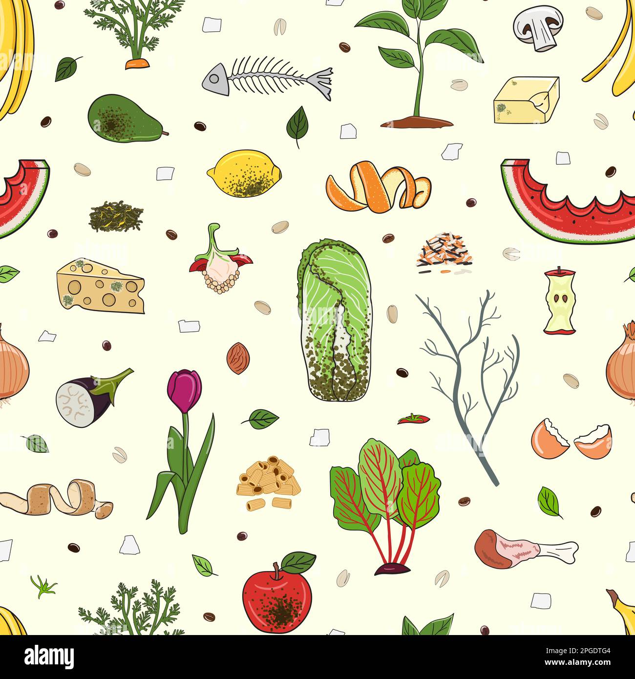 Spoiled potato Stock Vector Images - Alamy