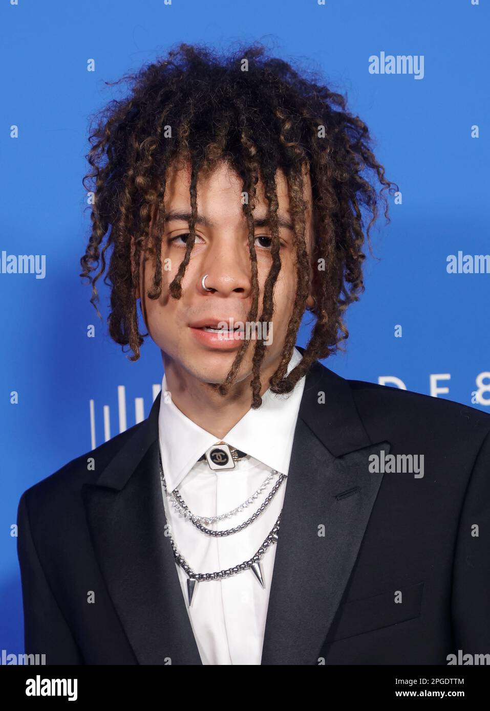 Los Angeles, California, USA. 21st Mar, 2023. Iann Dior. Fashion Trust ...