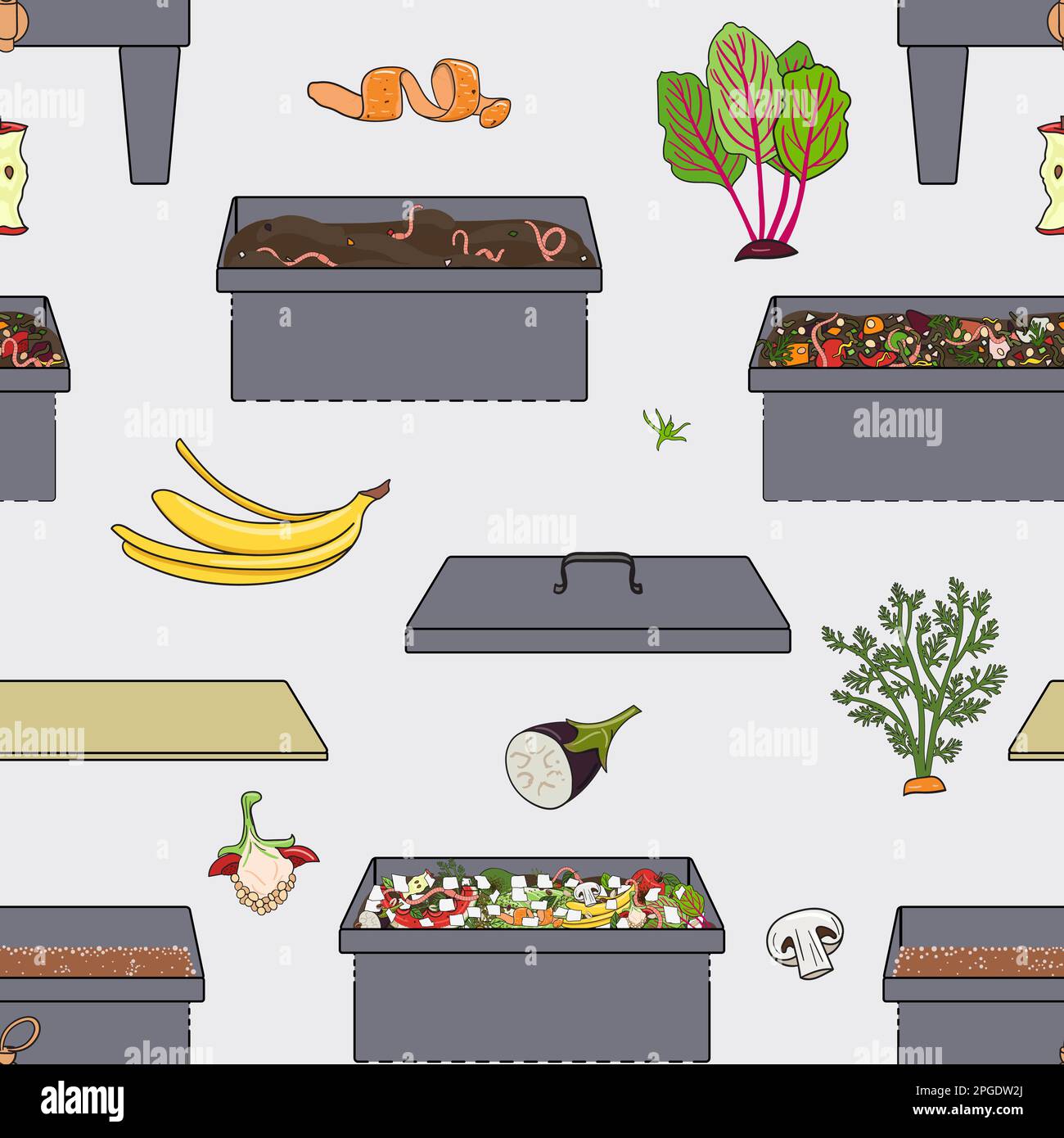 Fruit recycling Stock Vector Images - Alamy