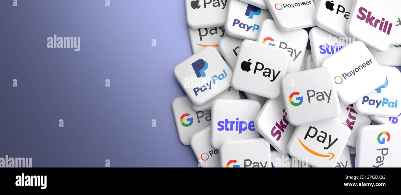 Google pay logo hi-res stock photography and images - Alamy