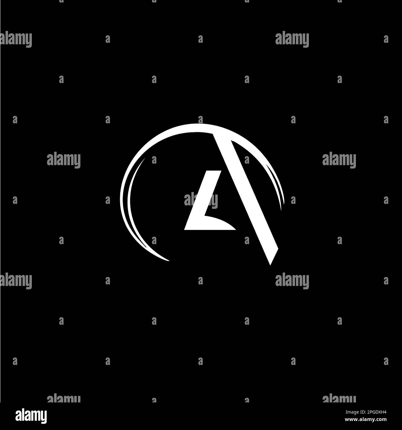 Letter A logo, monogram for business, dynamic geometric style emblem ...