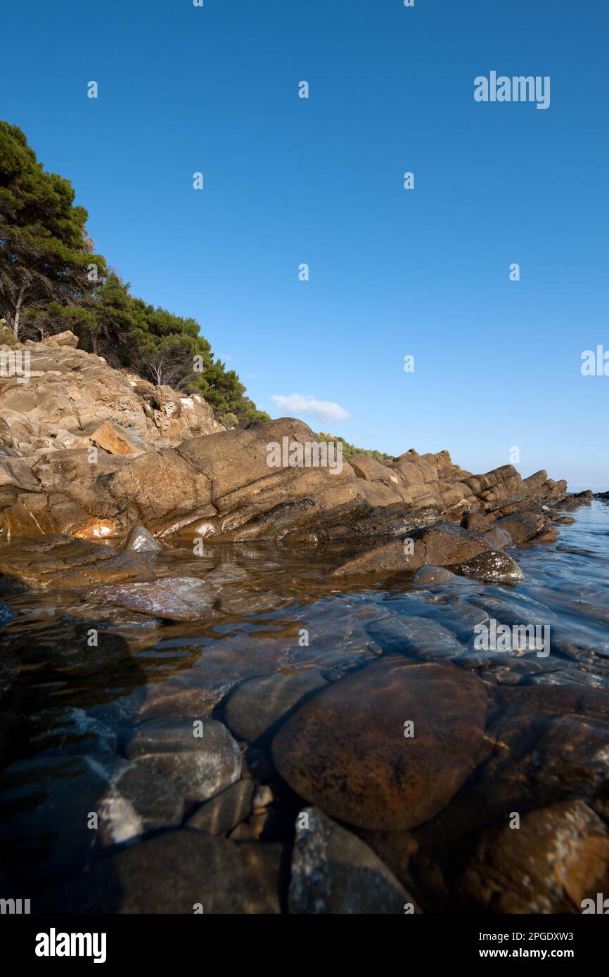punta licosa, castellabate, salerno, campania, italia Stock Photo - Alamy