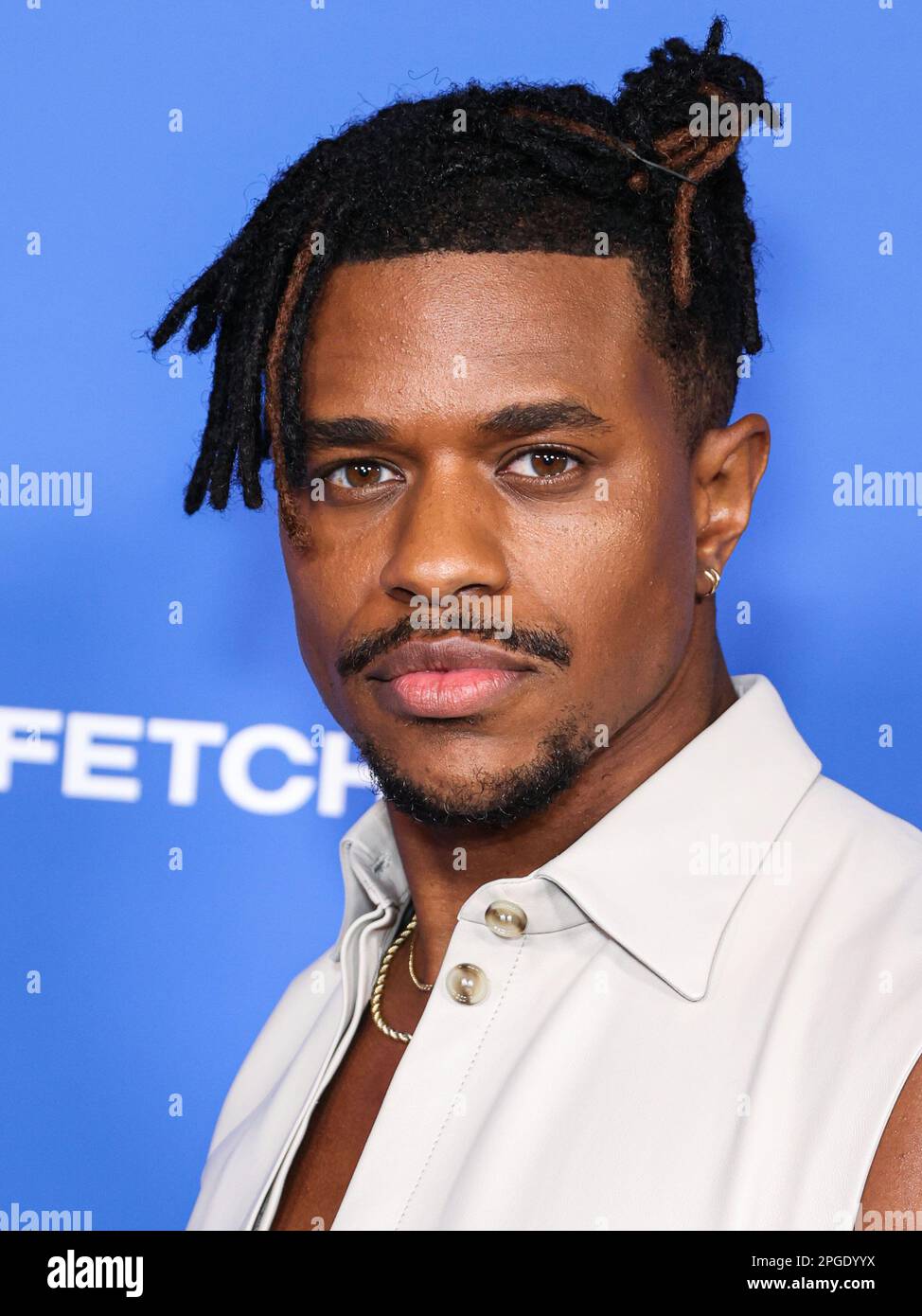 HOLLYWOOD, LOS ANGELES, CALIFORNIA, USA - MARCH 21: Jeremy Pope arrives ...