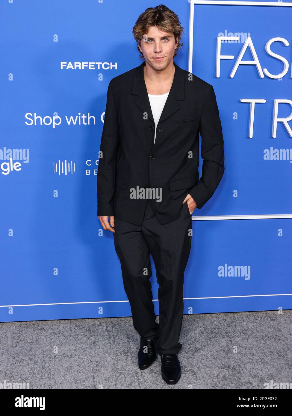 HOLLYWOOD, LOS ANGELES, CALIFORNIA, USA - MARCH 21: Lukas Gage arrives ...