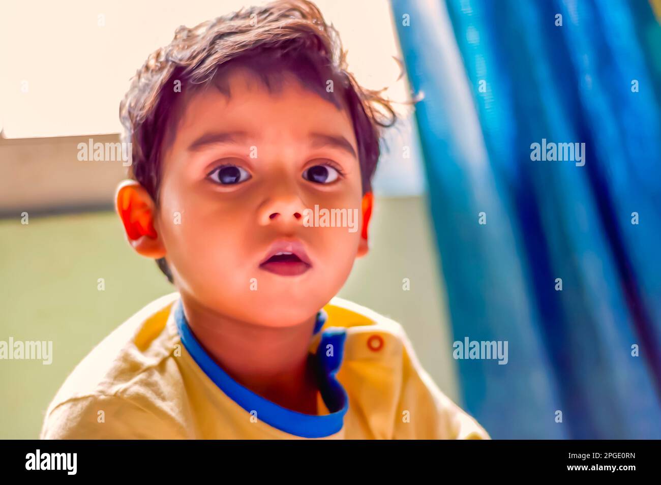 A portrait of an East Indian boy / Asian Indian boy / Indian boy ...