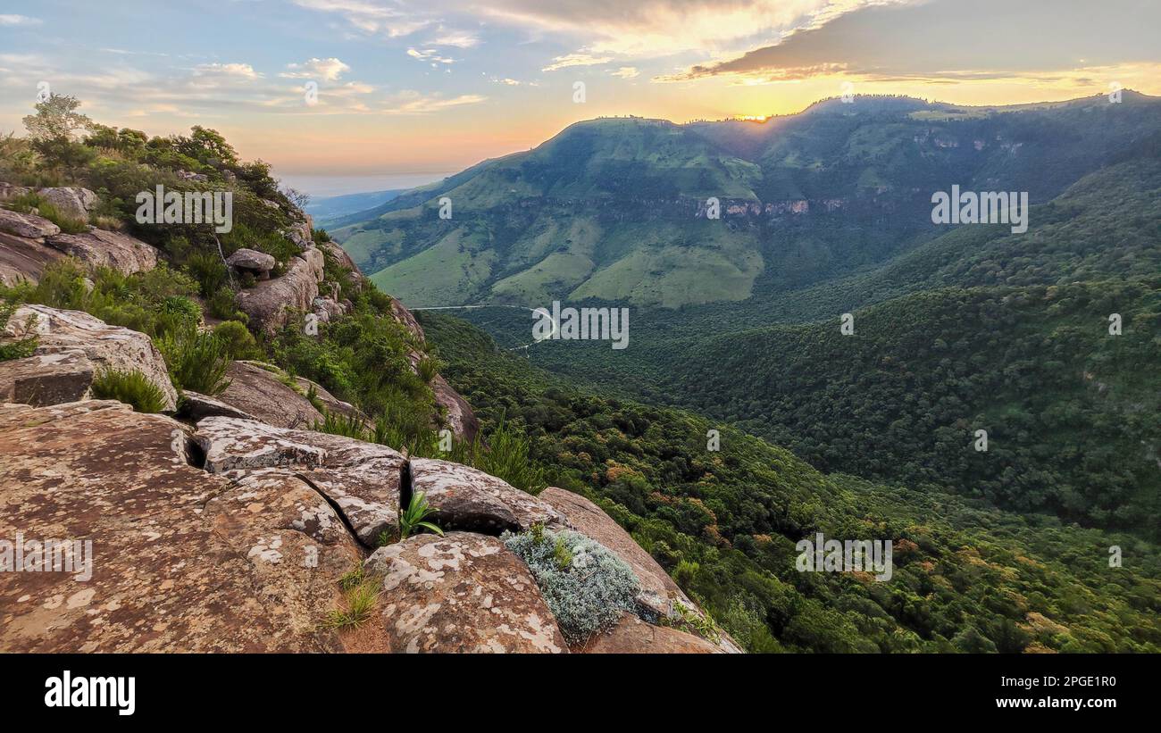 View at the countryside of Hogsback in South Africa Stock Photo - Alamy