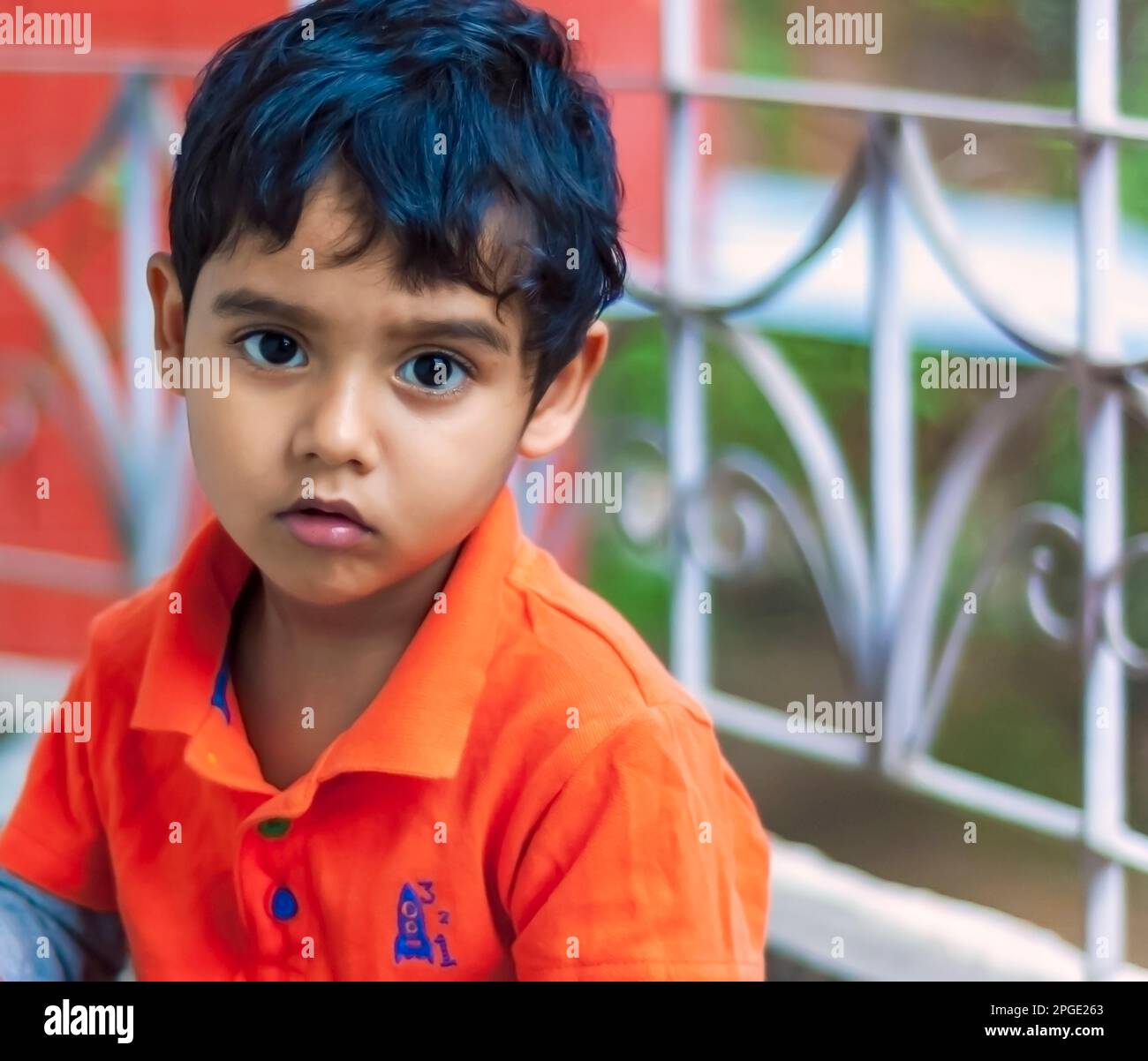 A portrait of an East Indian boy / Asian Indian boy / Indian boy ...
