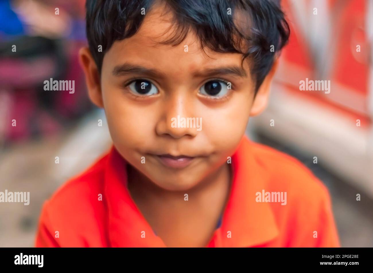 A portrait of an East Indian boy / Asian Indian boy / Indian boy ...