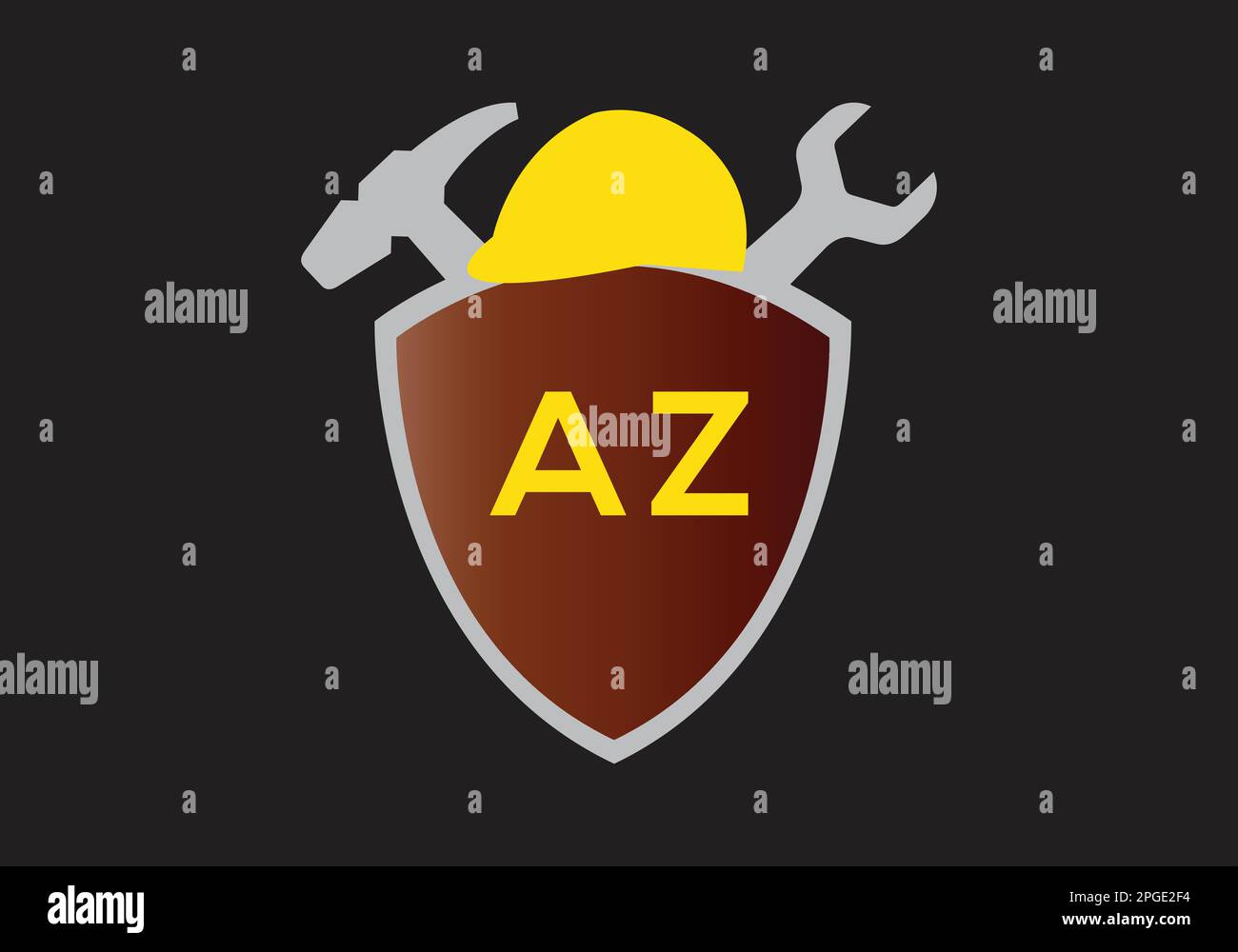 Construction logo Stock Vector Images - Alamy