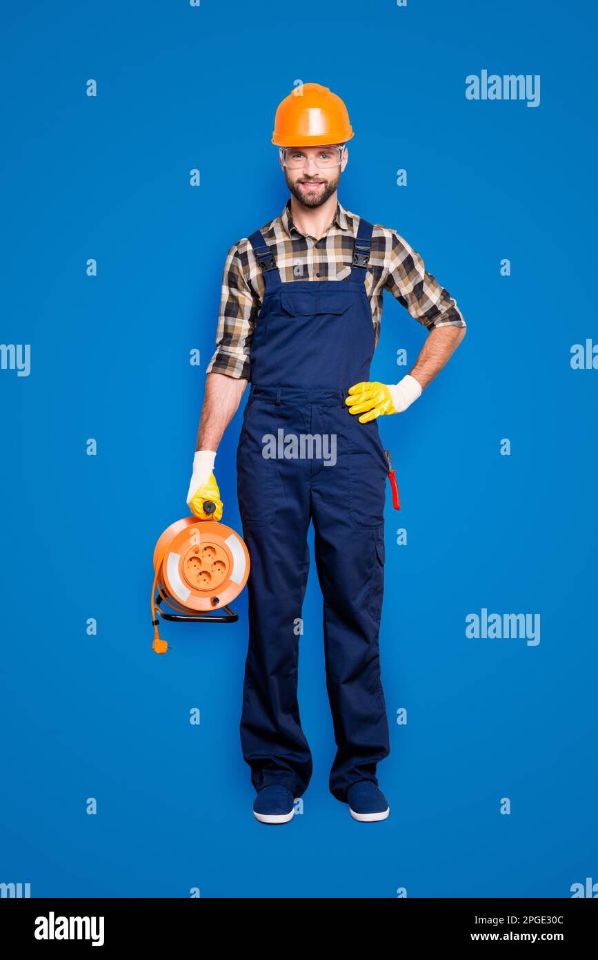 Portrait happy electrical engineer in hi-res stock photography and ...