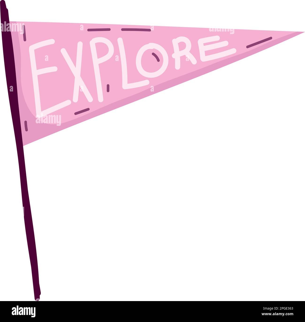 explore flag icon Stock Vector Image & Art - Alamy