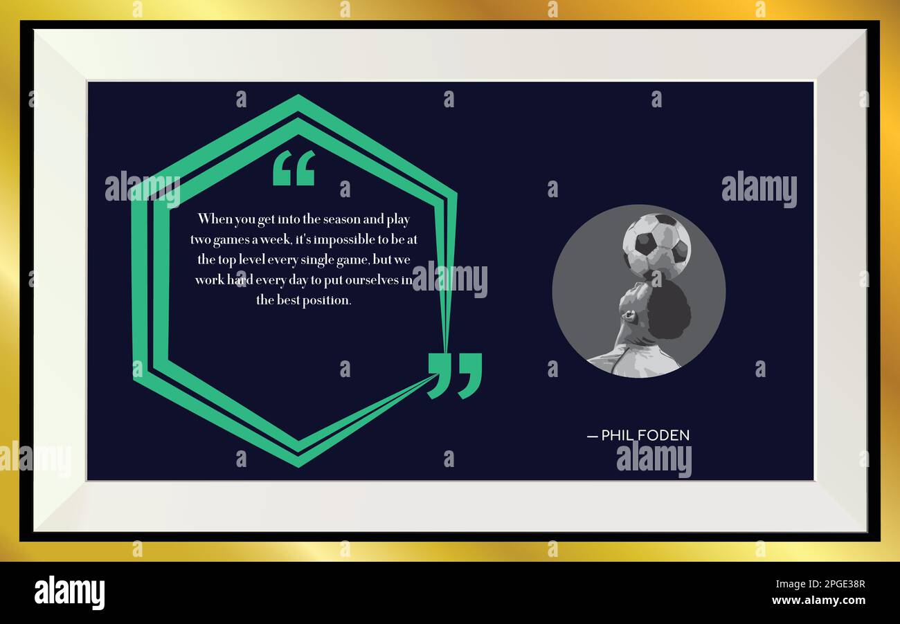 Phil foden illustration hi-res stock photography and images - Alamy