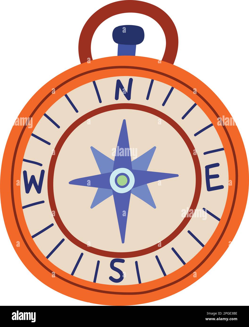 travel compass icon Stock Vector Image & Art - Alamy
