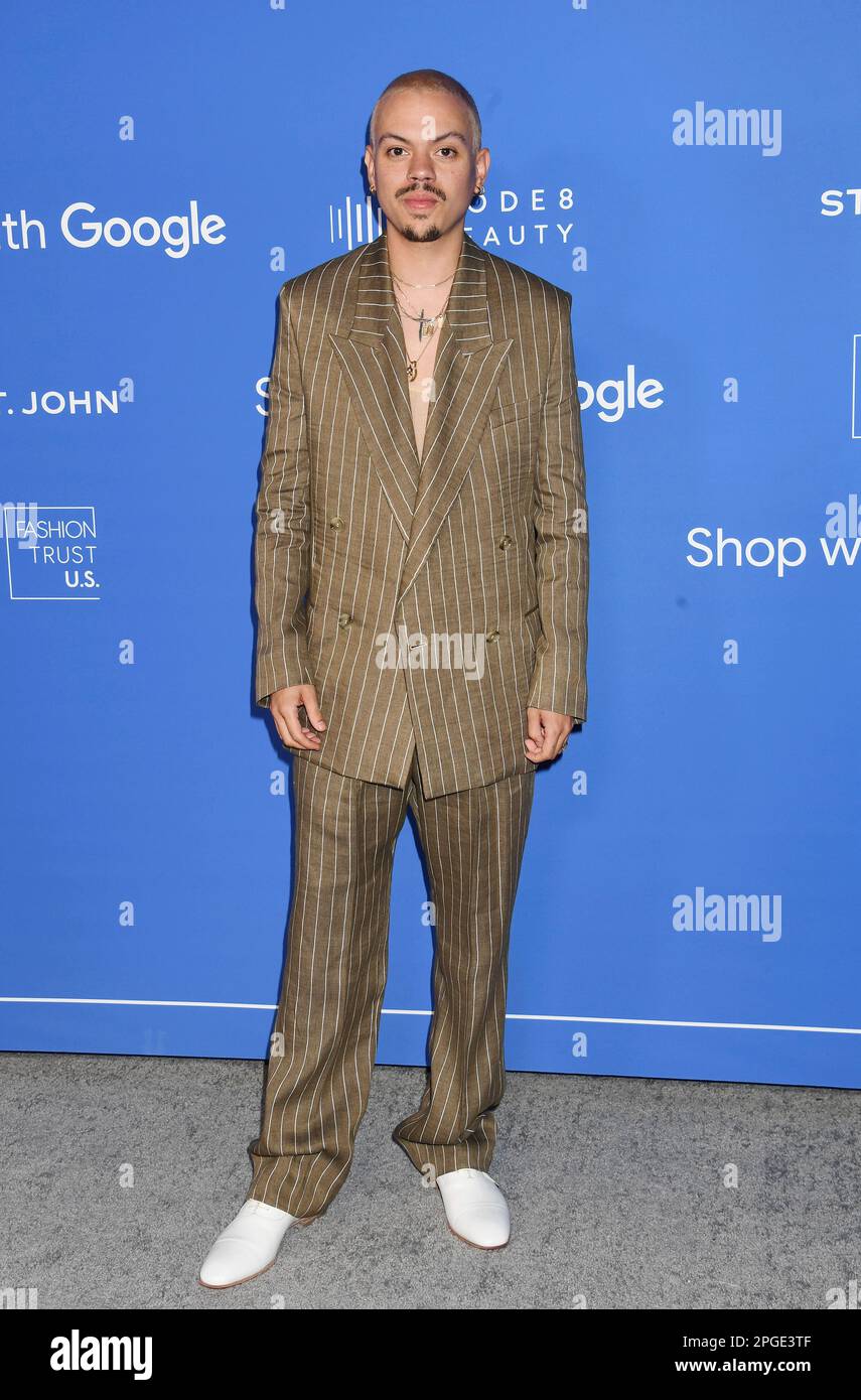 LOS ANGELES, CALIFORNIA - MARCH 21: Evan Ross attends the Fashion Trust ...