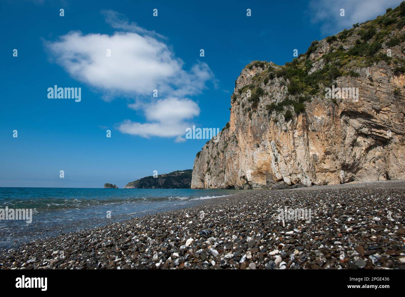 spiaggia dell'arco naturale, palinuro, centola, salerno, campania ...