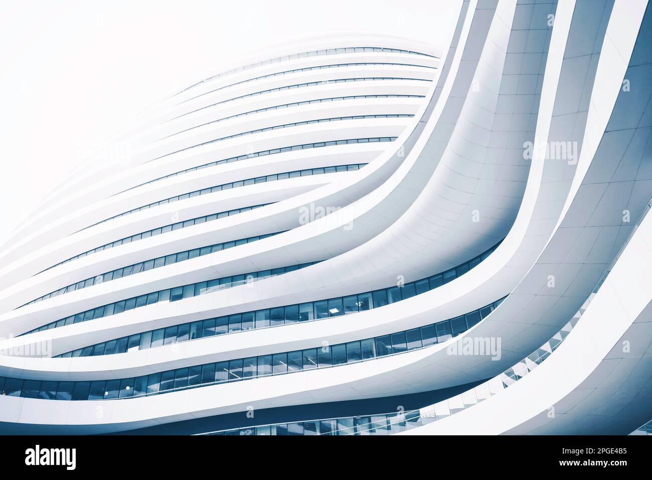 Spectacular architecture of Galaxy Soho by Zaha Hadid Stock Photo - Alamy