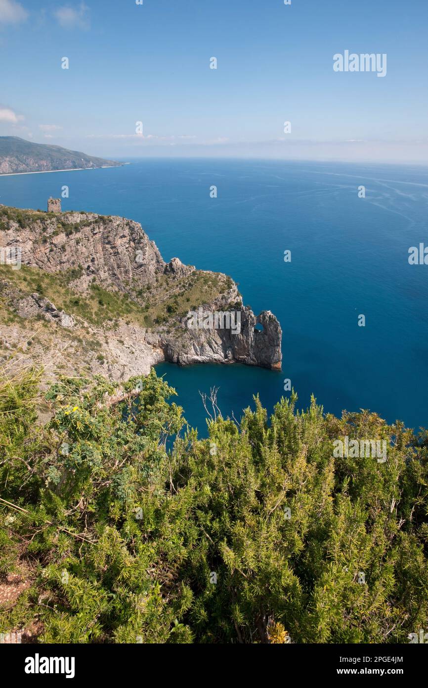 capo palinuro, centola, salerno, campania, italia Stock Photo - Alamy