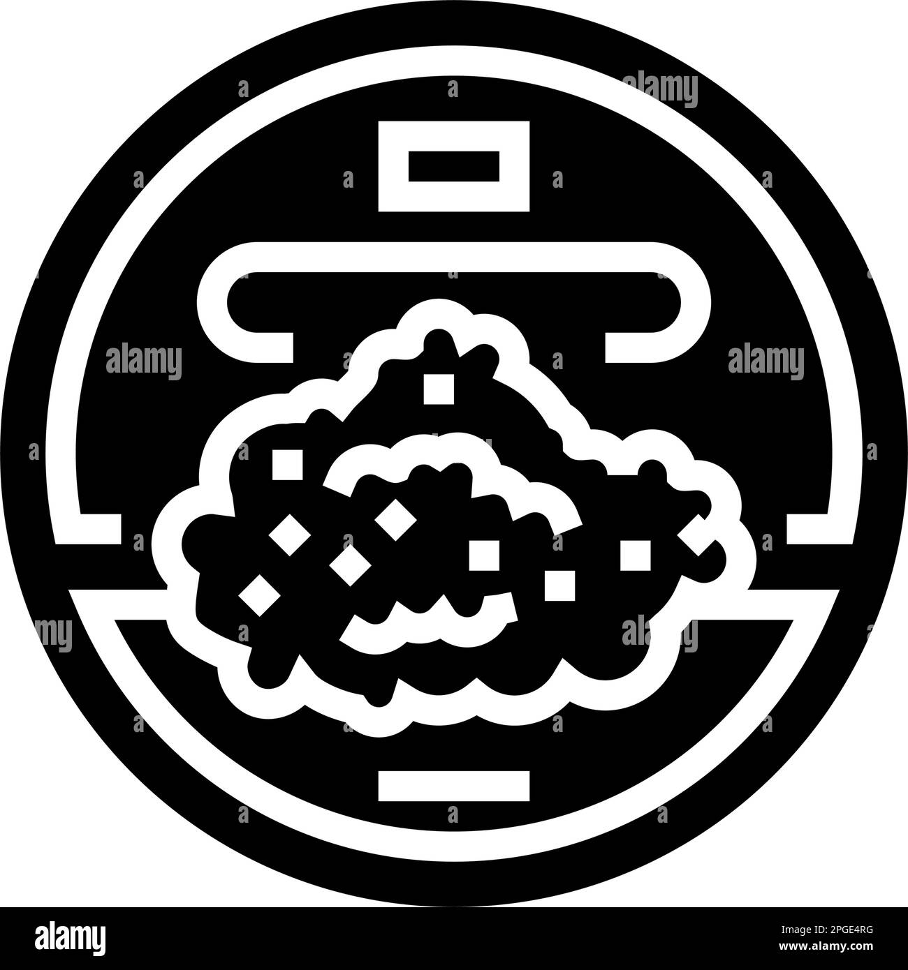 snuff tobacco nicotine glyph icon vector illustration Stock Vector ...