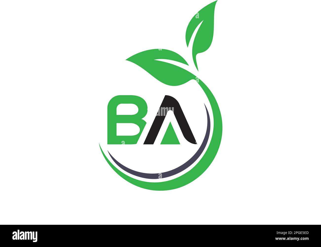 BA letter design Stock Vector Image & Art - Alamy