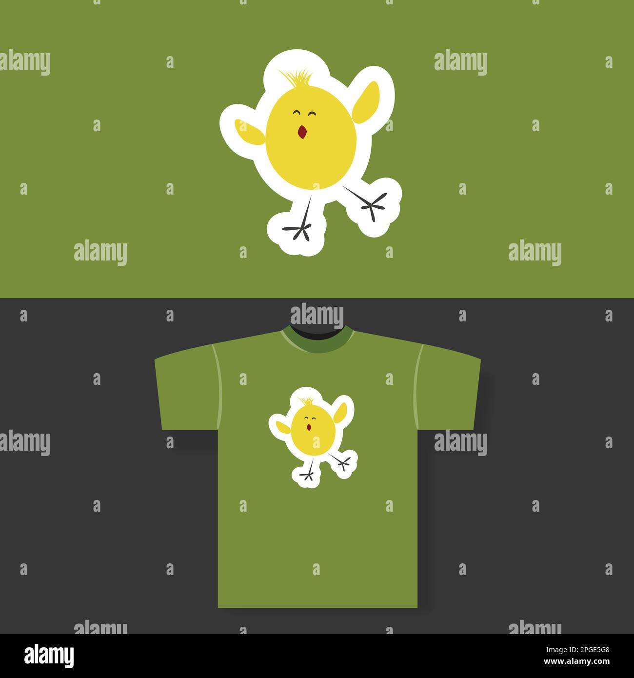 Chicken shirt design Stock Vector Images - Alamy