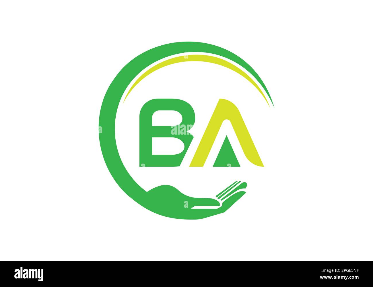 BA letter design Stock Vector Image & Art - Alamy