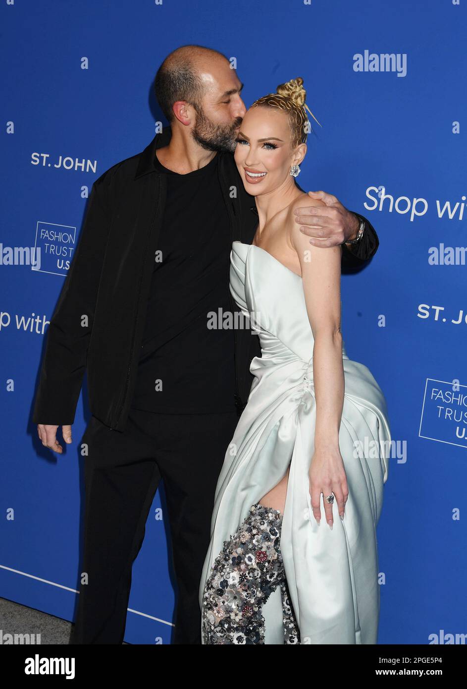 LOS ANGELES, CALIFORNIA - MARCH 21: (L-R) Christian Richard and ...