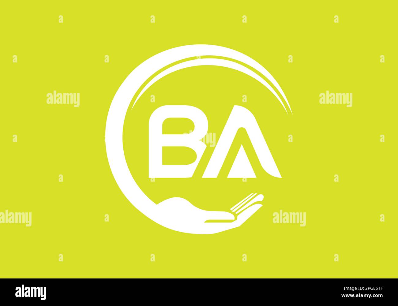 BA letter design Stock Vector Image & Art - Alamy