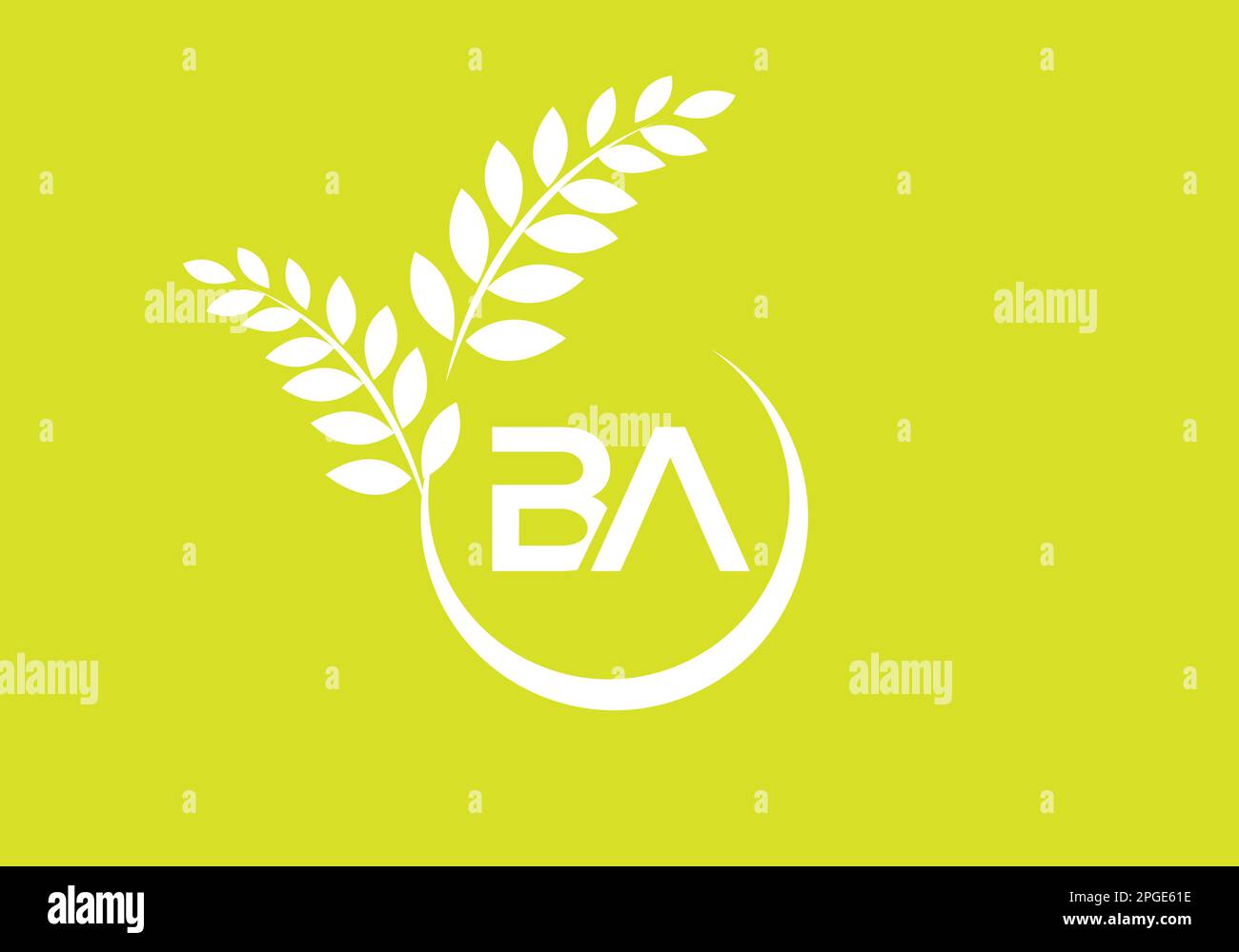 BA letter design Stock Vector Image & Art - Alamy